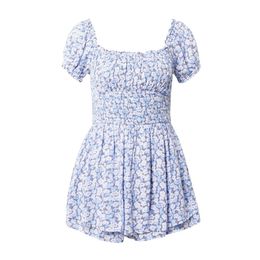 Hollister Kleid 'EMEA' Damen Größe 38 rauchblau / pastellblau / hellblau / weiß