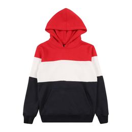 Urban Classics Sweatshirt Jungen Gr&ouml;&szlig;e 158/164 navy / feuerrot / wei&szlig;