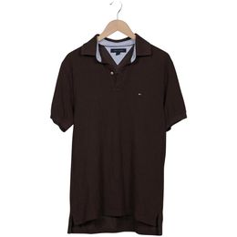 Tommy Hilfiger Poloshirt Herren Größe M Second Hand braun