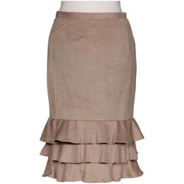 Madeleine Mode MADELEINE Rock Damen Gr&ouml;&szlig;e XS Second Hand beige