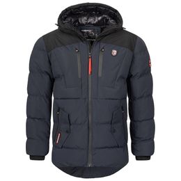 Geo Norway Jacke Herren Größe XL navy / blutrot / schwarz / weiß