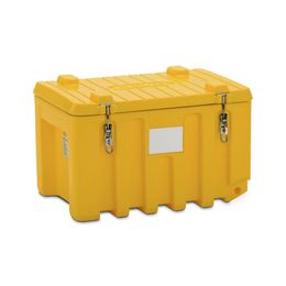 CEMO Universalbox aus Polyethylen, Inhalt 150 l, Traglast 100 kg, gelb