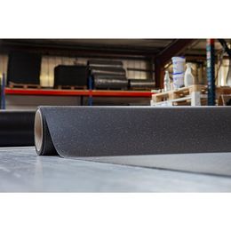 Miltex Bodenmatte YOGA FLAT GRIP, BxH 1200 x 2 mm, pro lfd. m, grau