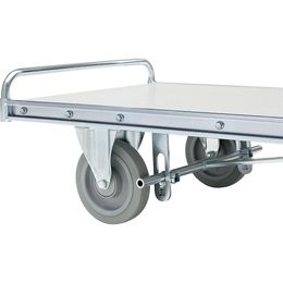 HelgeNyberg Auffahrbremse, f&uuml;r Vierwandwagen Innen-LxB 1200 x 600 mm, f&uuml;r Hinterachse