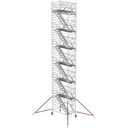 Altrex Treppengerüst RS TOWER 53 breit, Holzplattform, Länge 1,85 m, Arbeitshöhe 14,20 m