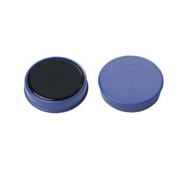 eurokraft basic Rundmagnet, Kunststoff, &Oslash; 30 mm, VE 36 Stk, blau