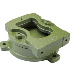 Drehteller, für Schraubstöcke LEINEN JUNIOR, grün, für Backenbreite 100 mm kaiserkraft