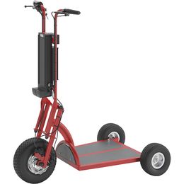 Elektro Transportroller PRO, 350 W, 3 Räder, rot kaiserkraft