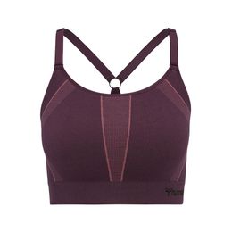 Hummel Sport-BH 'MT Power' Damen Größe L lila / pflaume