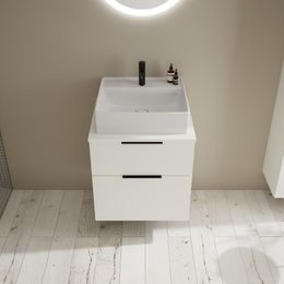 Burgbad Eqio Schrank mit Keramik-Waschtisch, 2 Auszüge, SGUP060F2009C0001G0200,