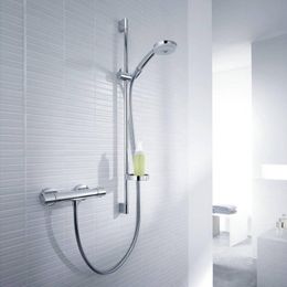Hansgrohe Croma 100 Aufputz-Duscharmatur mit Thermostat, 27085000,