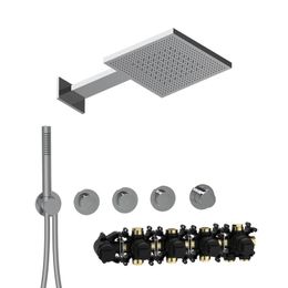 Herzbach MODUL7 PUSH Unterputz-Duschsystem mit Thermostat, 70.703723.1.01,
