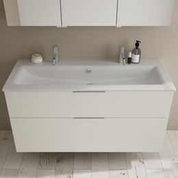 Burgbad Eqio Schrank mit Slim Keramik-Waschtisch, 2 Ausz&uuml;ge, SHBV122F2009C0001G0146,