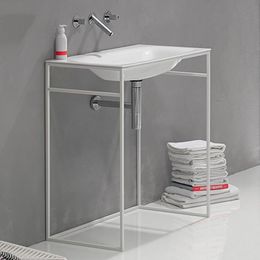 Bette Lux Shape Gestell mit Waschtisch, A171-000PW+Q011-807,