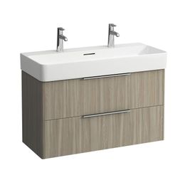 Laufen VAL Waschtisch mit Base Schrank, 2 Ausz&uuml;ge, H8102870001071+H4024121102621,