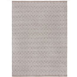 Teppich FLAIR RUGS "Dream", beige (natur), B:160cm H:3mm L:230cm, Baumwolle, Kunstfaser, Wolle, Teppiche, aus Wollmischung, Wohnzimmer, Schlafzimmer, Esszimmer