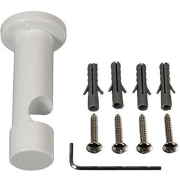 Träger Liedeco, weiß, Ø:2cm, Gardinenstangenhalterungen, für Gardinenstangen Ø 20 mm