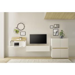 Büromöbel-Set Inosign "CiTY/GiRON", weiß, B:360cm H:122cm T:40cm, Arbeitsmöbel-Sets, Home Office