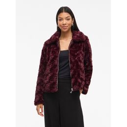 Steppjacke Vila "VIDORTE L/S JACKET/PB", Damen, Gr. 36, lila (fig), Web, Obermaterial: 100% Polyester, unifarben, regular fit normal, Jacken