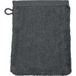 Waschhandschuh Ross "Vita", grau (schiefer), B:16cm L:22cm, Frottier, Handtücher