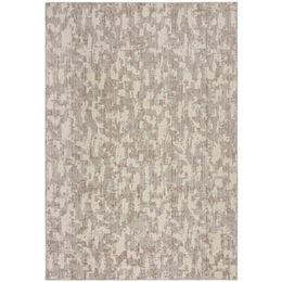 Teppich FLAIR RUGS "Connely", beige, B:78cm H:4mm L:150cm, Kunstfaser, Teppiche, Teppich, Waschbarer Teppich, kurzflor, waschbar, Wohnzimmer, Schlafzimmer