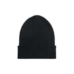 Beanie Only "ONLZENNA BEANIE CC ACC", Damen, Gr. 1, schwarz, Rippstrick, Viskosemischung, unifarben, Mützen