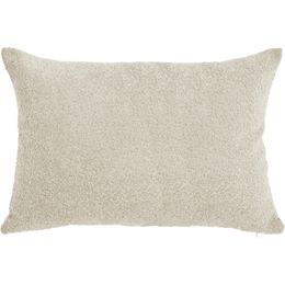 Kissenhülle done. "Touch", beige (sand), B:60cm L:40cm, Polyester, Obermaterial: 57% Polyacryl, 43% Polyester, Kissenbezüge, Einfarbige Kissenhülle aus weichem Bouclé-Stoff