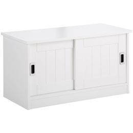 Sitzbank Home Affaire "Nekso", weiß, B:83cm H:46cm T:38,5cm, MDF, Sitzbänke, Breite 83 cm, aus MDF oder Massivholz, FSC-zertifiziert