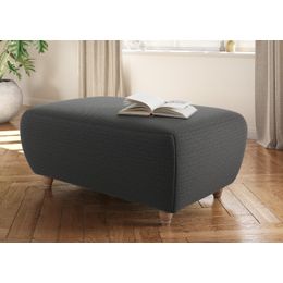 Polsterhocker Home Affaire "Boston", grau, B:107cm H:47cm T:74cm, Struktur (100% Polyester);Luxus-Microfaser Florence (100% Polyester);Chenille (100% Polyester);NaturLEDER (reines Rindsleder), Hocker, Polsterhocker, in 4 Bezugsqualit&auml;ten, auch in NaturLEDER