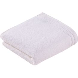 Badetuch Vossen "Calypso Feeling", weiß, B:50cm L:100cm, Walkfrottee, Obermaterial: 100% Baumwolle, Handtücher, mit schmaler Bordüre, aus 100% hochwerter Baumwolle, Vegan, einfarbig
