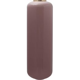 Bodenvase Kayoom "Bodenvase Art Deco 215", rosa (altrose, goldfarben), B:30cm H:91cm T:30cm Ø:30cm, Vasen