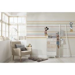 Fototapete Komar "Digitaldruck Vlies - Mickey Hanging with Friends - Größe 300 x 250 cm", bunt, Rollen:, Vlies, Tapeten, Kinderzimmer