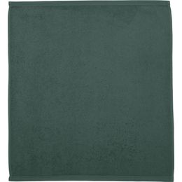 Geschirrtuch Ross "Küchen-Frottiertuch, 50x50 cm", grün (moosgrün), B:50cm L:50cm, 100% Baumwolle, Geschirrtücher, vielseitig einsetzbarer Küchenhelfer aus 100% Baumwolle, unifarben