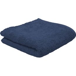 Handtücher Ross "Vita", blau (denim), B:50cm L:100cm, Frottier, Obermaterial: 100% Baumwolle, Handtücher, Bestickung Ross-Emblem