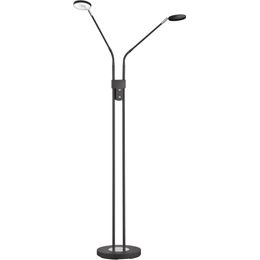 EASY BY FHL Stehlampe "Luna", braun (sand schwarz), 2, H: 150cm, 1 Stk., Leuchten, LED Bogenlampe