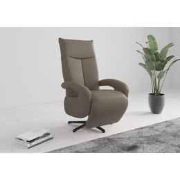 Sit & More TV-Sessel SIT & MORE "Amica, inkl. Kopfteilverstellung & Drehfunktion", grau (delphine), B:74cm H:112cm T:82cm, Sessel, wahlweise mit 2 Motoren, Akku und Aufstehhilfe