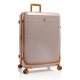 Koffer Heys "EZ Fashion, in verschiedenen Farben und Größen", Gr. B/H/T: 52cm x 76cm x 32cm 120 l, houndstooth pattern, Polycarbonat, Koffer, Heys x Joachim Llambi Reisegepäck Koffer Volumenerweiterung