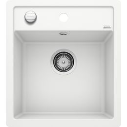 Granitspüle Blanco "DALAGO 45-F", weiß, B:50cm H:19cm T:46cm, Verbundwerkstoff, Küchenspülen, erhältlich in mehreren Farben