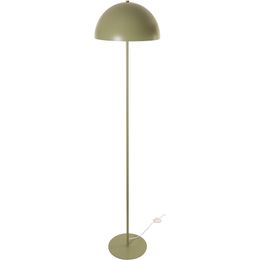 my home Stehlampe "Husballa - Pilzlampe", grün (pistazie), 1, Ø 38cm H: 165cm, 1 Stk., Leuchten, Pilzleuchte, Höhe 165cm, Stehleuchte, Fußschalter, Pilzdesign