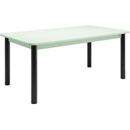 Esstisch Tom Tailor HOME "COLOR TABLE", fresh sage 08, schwarz 01, fresh sage 08, B:180cm H:76cm T:100cm, Tische, Esstisch, Esstisch, 4-Fu&szlig;, 3 Gr&ouml;&szlig;en, 3 Dekorfarben, 4 Fu&szlig;farben, ABS-Kante