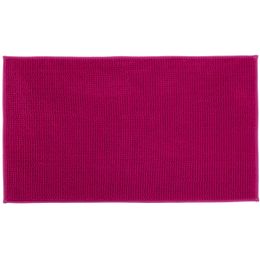 G&ouml;zze Badematte G&Ouml;ZZE "Chenille" Gr. 2, lila (cyclam), H:15mm, Polyester, Badematten, Badematte, Badteppich, Uni Farben, besonders weich durch Microfaser, waschbar
