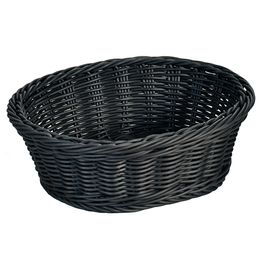 Brotkorb Kesper "Brot- und Obstkorb, 5er Set", schwarz, B:25cm H:8,5cm, Lebensmittelaufbewahrungsbeh&auml;lter, Brotkorb, Breite ca. 25 cm