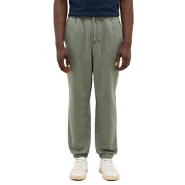 5-Pocket-Hose Mustang "Herren Style Logan", Herren, Gr. L, grün (6473 grün), Sweatware, 80% Baumwolle, 20% Polyester, unifarben, regular fit, Hosen