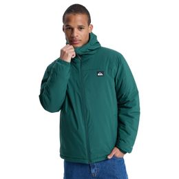 Regenjacke Quiksilver "Overcast 3K Insulated", Herren, Gr. L, trekking grün, 100% Polyester, Jacken