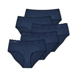 Tchibo - 5 Pantys - Damen - Gr. L - dunkelblau