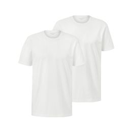 Tchibo - 2 T-Shirts mit Rundhalsausschnitt - Herren - Gr. 4XL - weiß