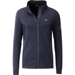 Trainingsjacke LPO "Trainingsjacke, Sportjacke Aiden", Herren, Gr. S, graystone, 47% Baumwolle, 46% Polyester, 7% Elasthan, regular fit, Jacken, mit Allover‑Print