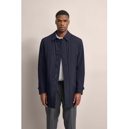 Kurzmantel Bugatti "wasserabweisend", Herren, Gr. 102, blau (marine), 100% Polyester, unifarben, normal, normaler Saum, Mäntel, für das ganze Jahr geeignet
