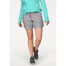 Bermudas Kangaroos, Damen, Gr. 46, N-Gr, grau (hellgrau), Web, Obermaterial: 100% Baumwolle, unifarben, schmal kurz, Hosen Shorts Strandshorts, krempelbar