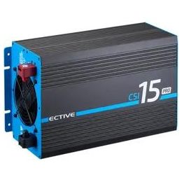 ECTIVE CSI 15 PRO 1500W/12V Sinus-Wechselrichter mit Netzvorrangschaltung und Ladeger&auml;t